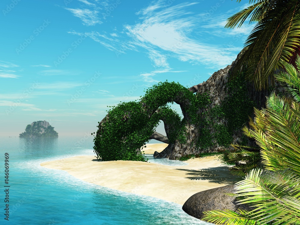 Beautiful Island Scenery
