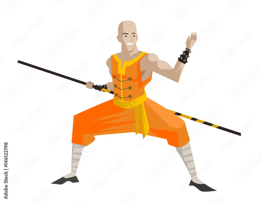 Shaolin Monk Staff