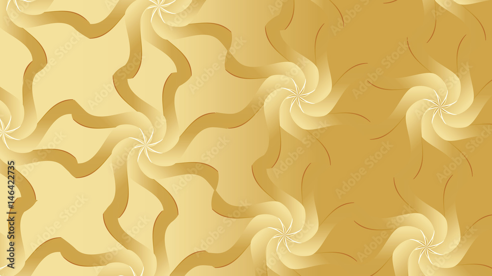 Abstract gold wallpaper gold flowers Stock Illustration | Adobe Stock