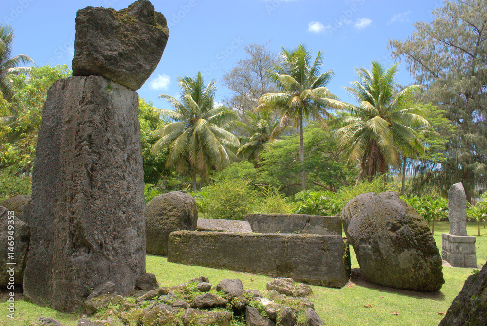 House of Taga, Tinian Northern Mariana Islands An archeological site ...