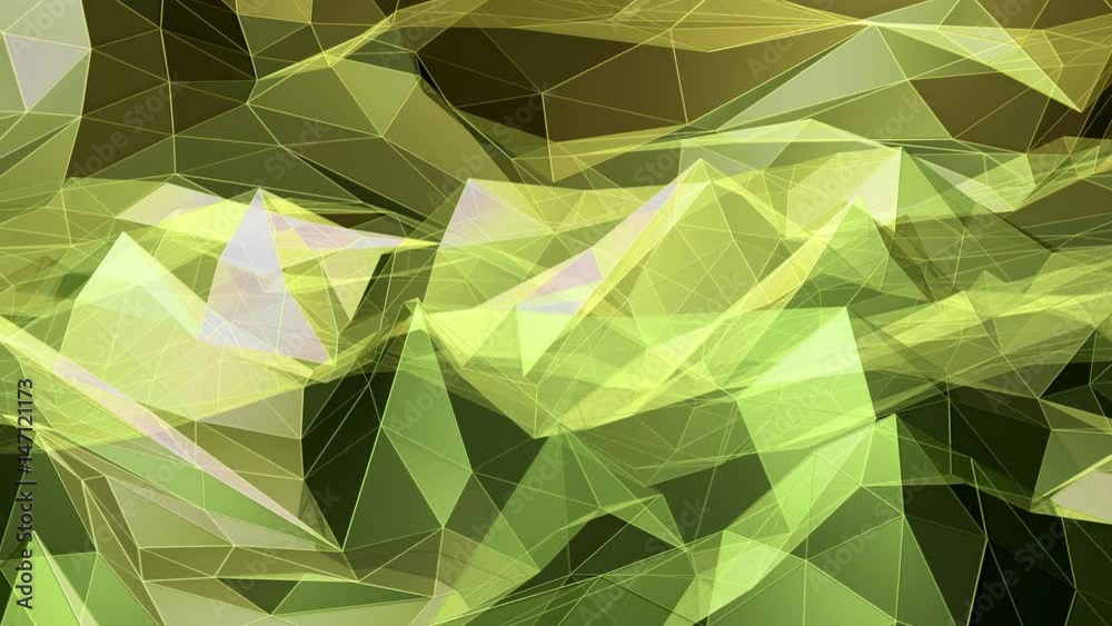 Polygons animated background 4k Stock Video | Adobe Stock