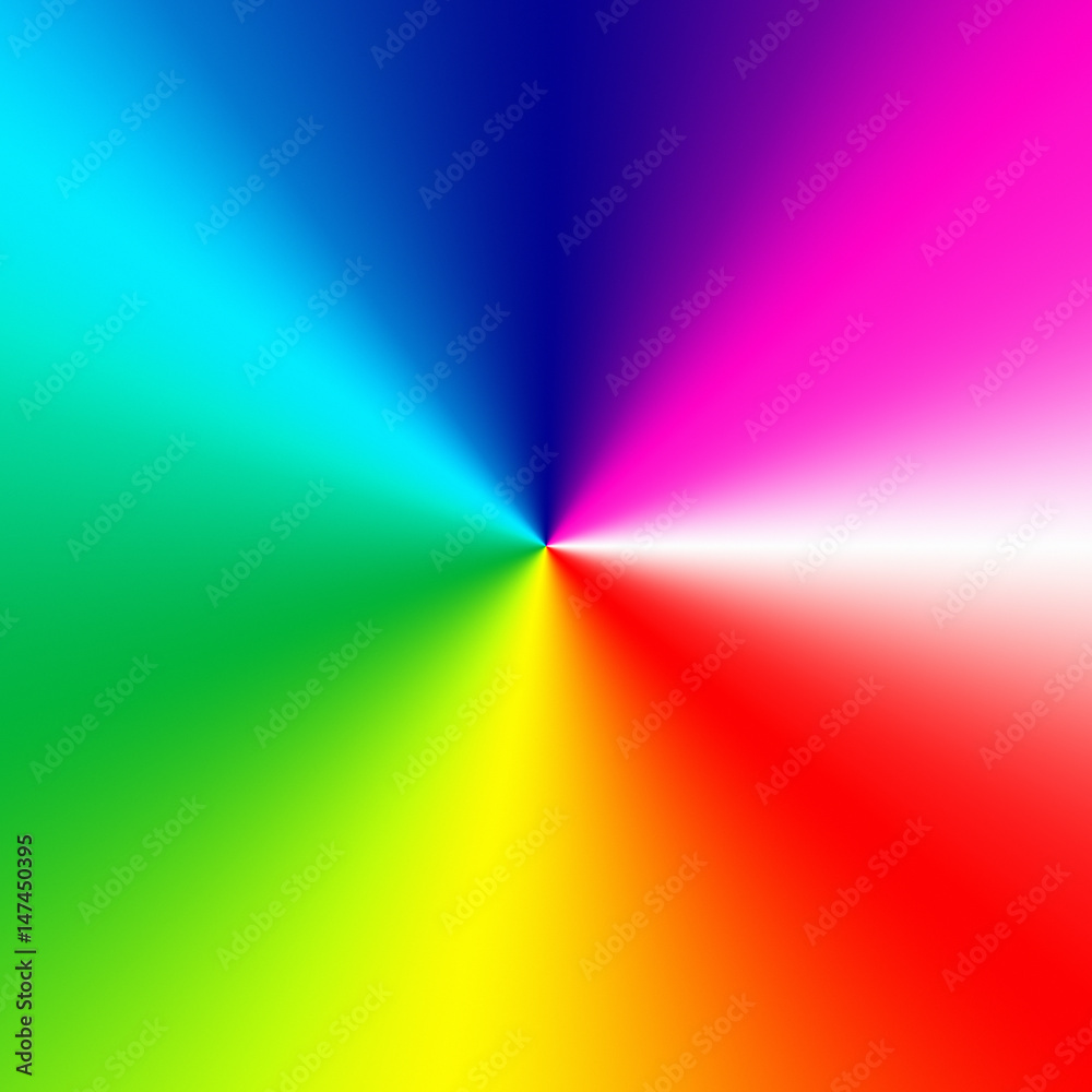 Spectrum color wheel radial gradient background. High quality color ...