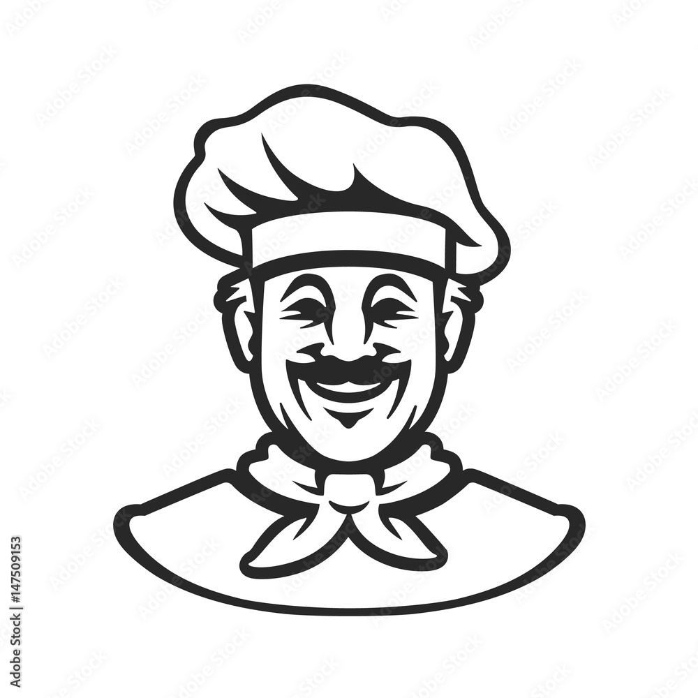 Vector Chef Icon Stock Vector | Adobe Stock