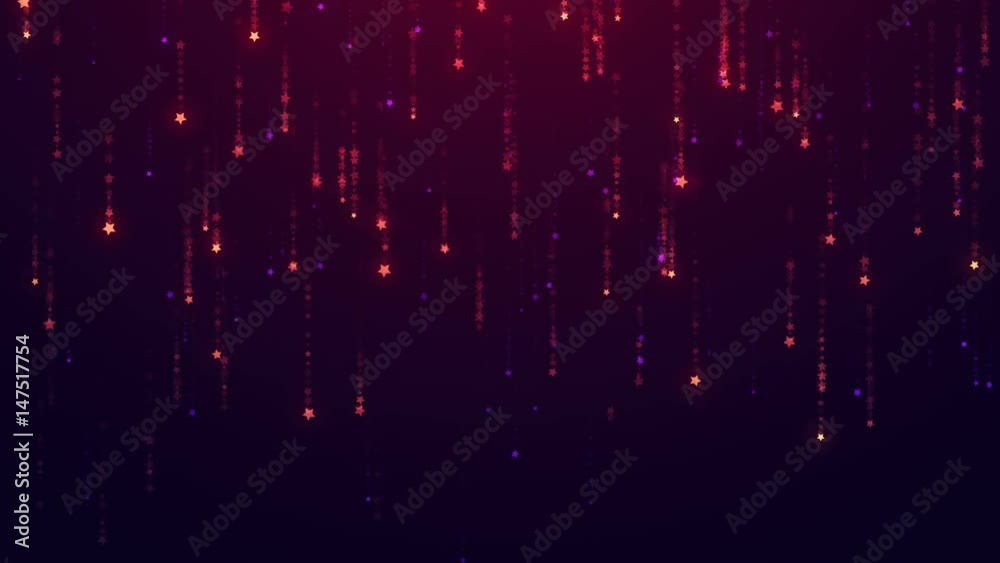 Starfall animated background. Looped animation. UHD 2160p. 4K ...