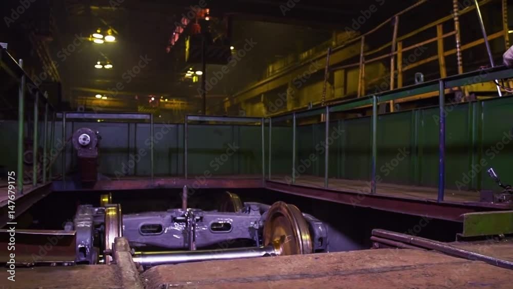 Manufacture of rails for trains and freight wagon, boxcars. Rail ...