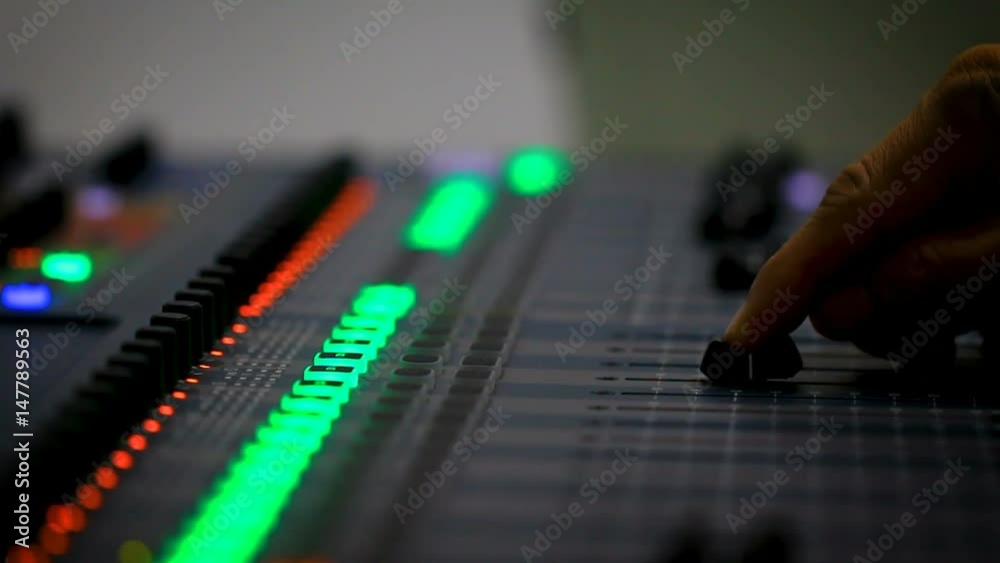 Mixer,Control of high-quality audio and equalizer volume on the mixer ...