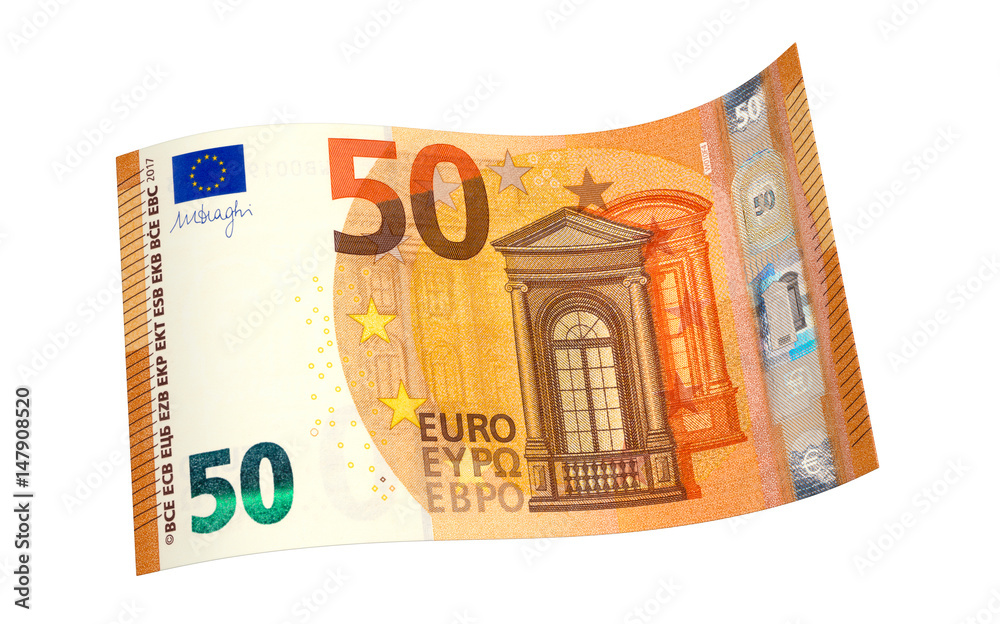 Neuer 50 Euro-Schein Stock Photo | Adobe Stock