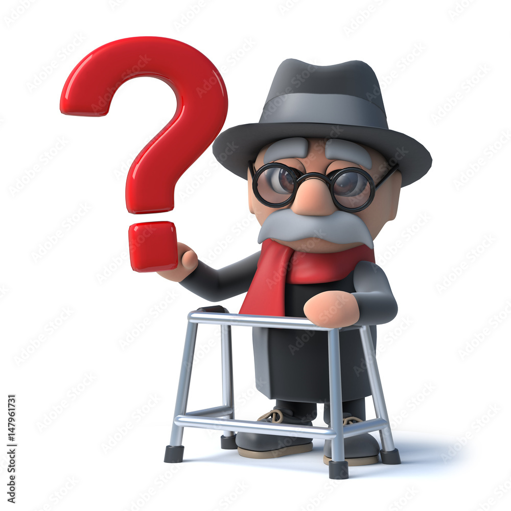 Question Man Clip Art