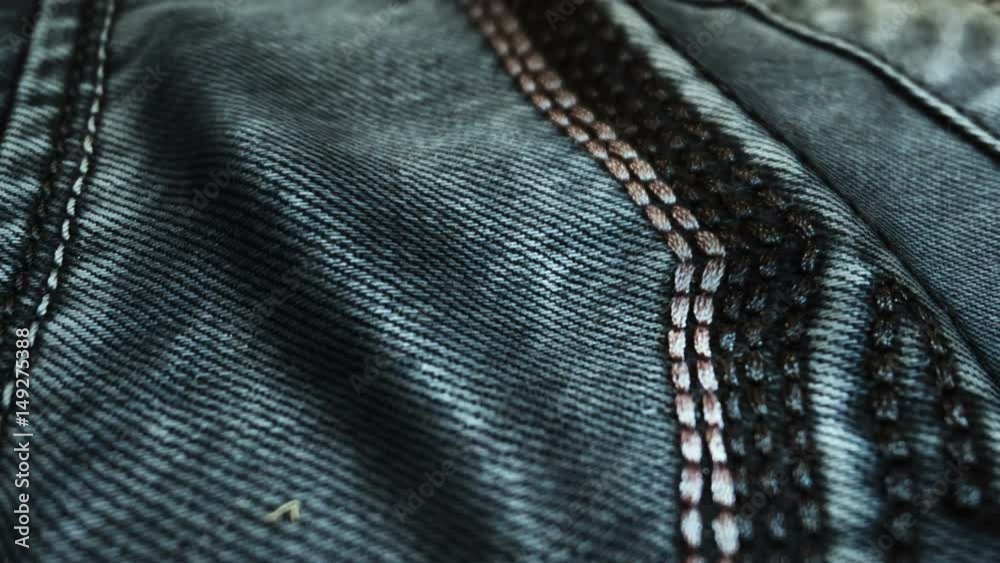 Realistic jeans waving in the wind. Abstract background Ultra-HD ...