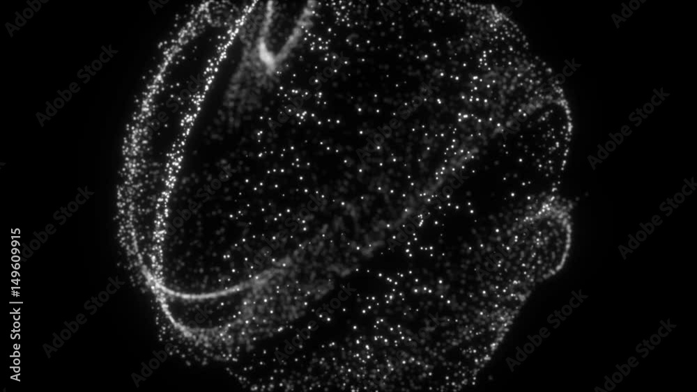 Overlay background. Exploding particles, flying fragments in different ...