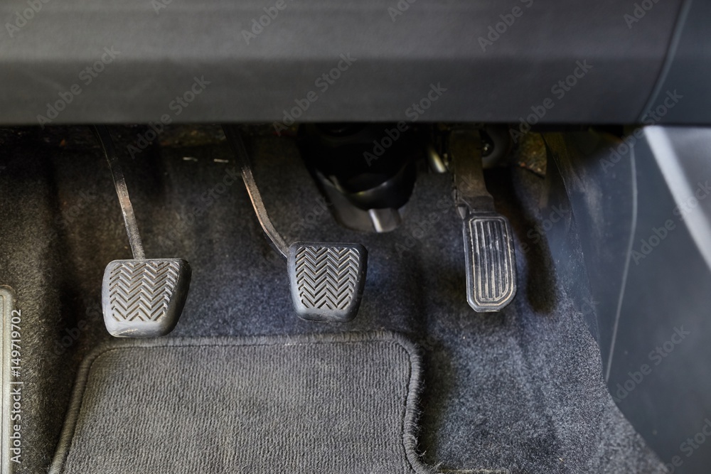 Pedals of a car foto de Stock | Adobe Stock