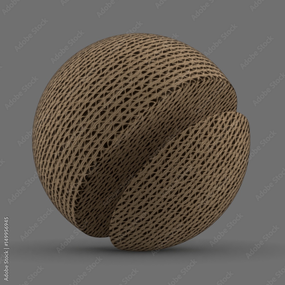 Cardboard Side Stock 3D asset | Adobe Stock