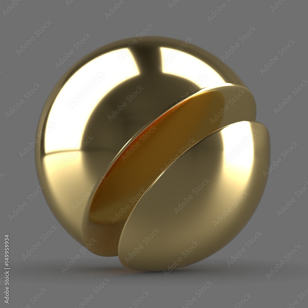 Gold Clean Stock 3D asset | Adobe Stock