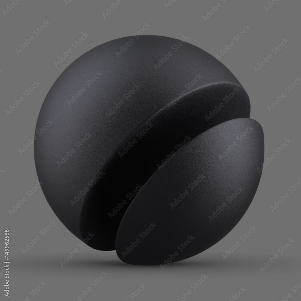 Metal Cast Iron Black Stock 3D asset | Adobe Stock