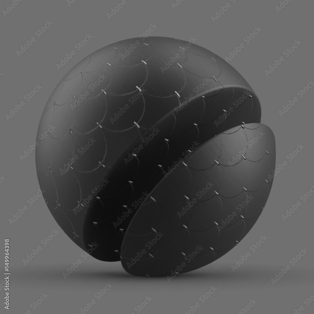 Roof Slate Rounded Tiles Stock 3D asset | Adobe Stock