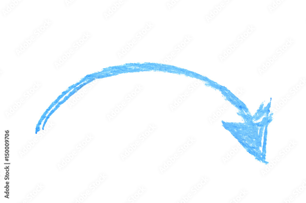 Hand drawn arrow symbol isolated Stock Illustration | Adobe Stock