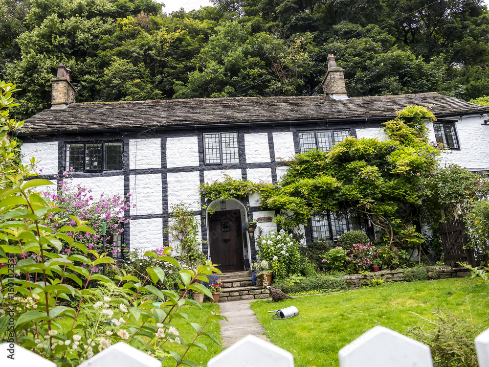 Cottage in Pott Shrigley which is in Cheshire East, England. It ...