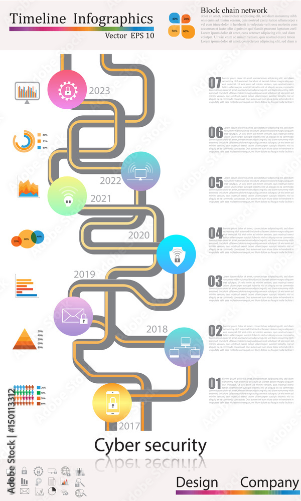 Timeline infographic, business style timeline banner, web design ...