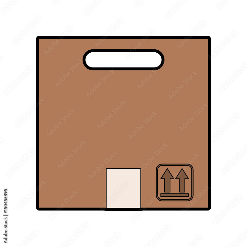 carton packing box icon vector illustration design Stock-Vektorgrafik ...