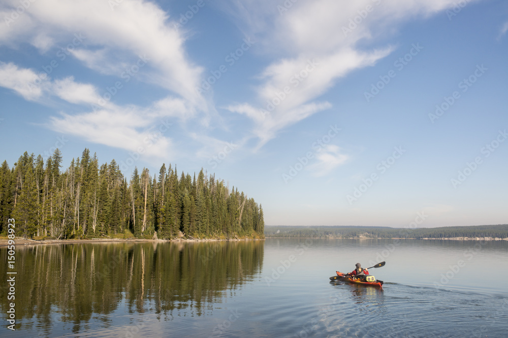 Kayaking Yellowstone National