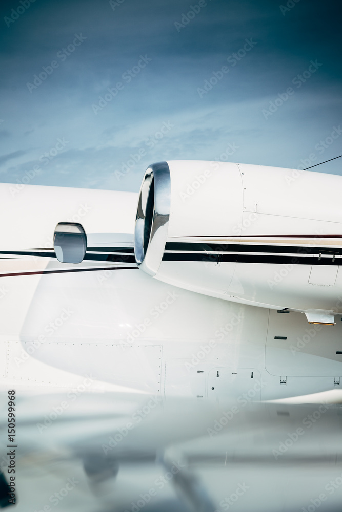 Small Jet Plane Exterior Stock Photo | Adobe Stock