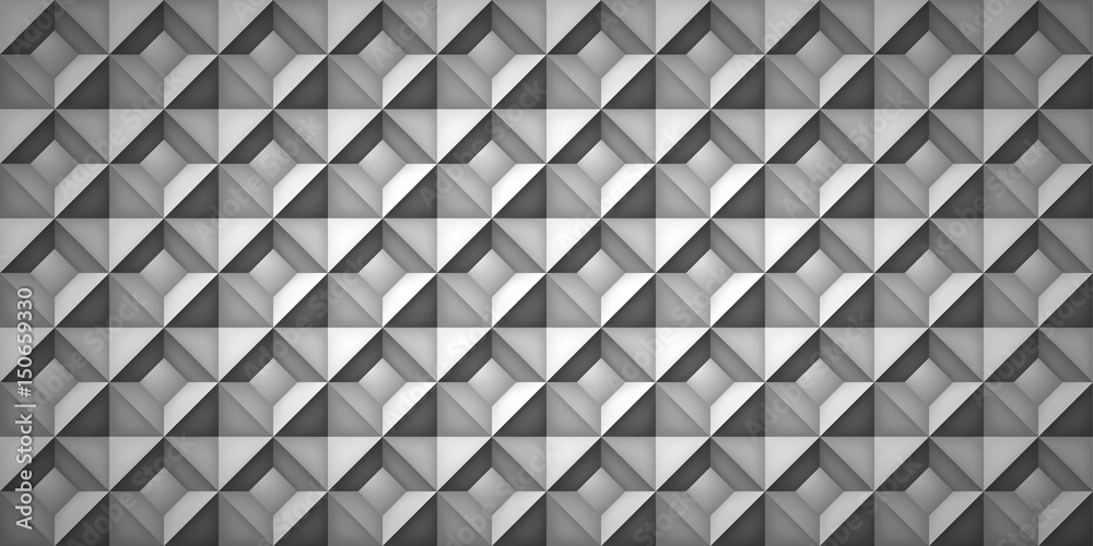 Volume realistic texture, cubes, gray 3d geometric pattern, design ...