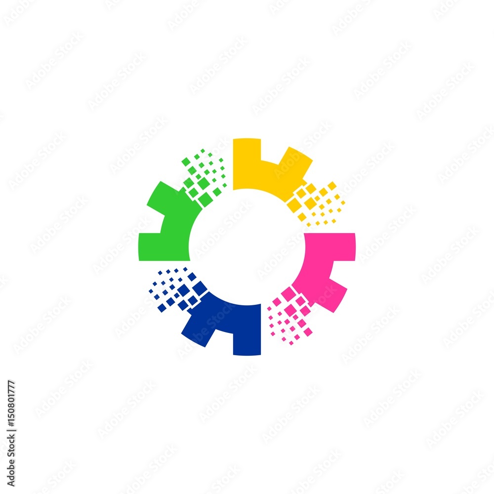 gear logo Stock Vector | Adobe Stock