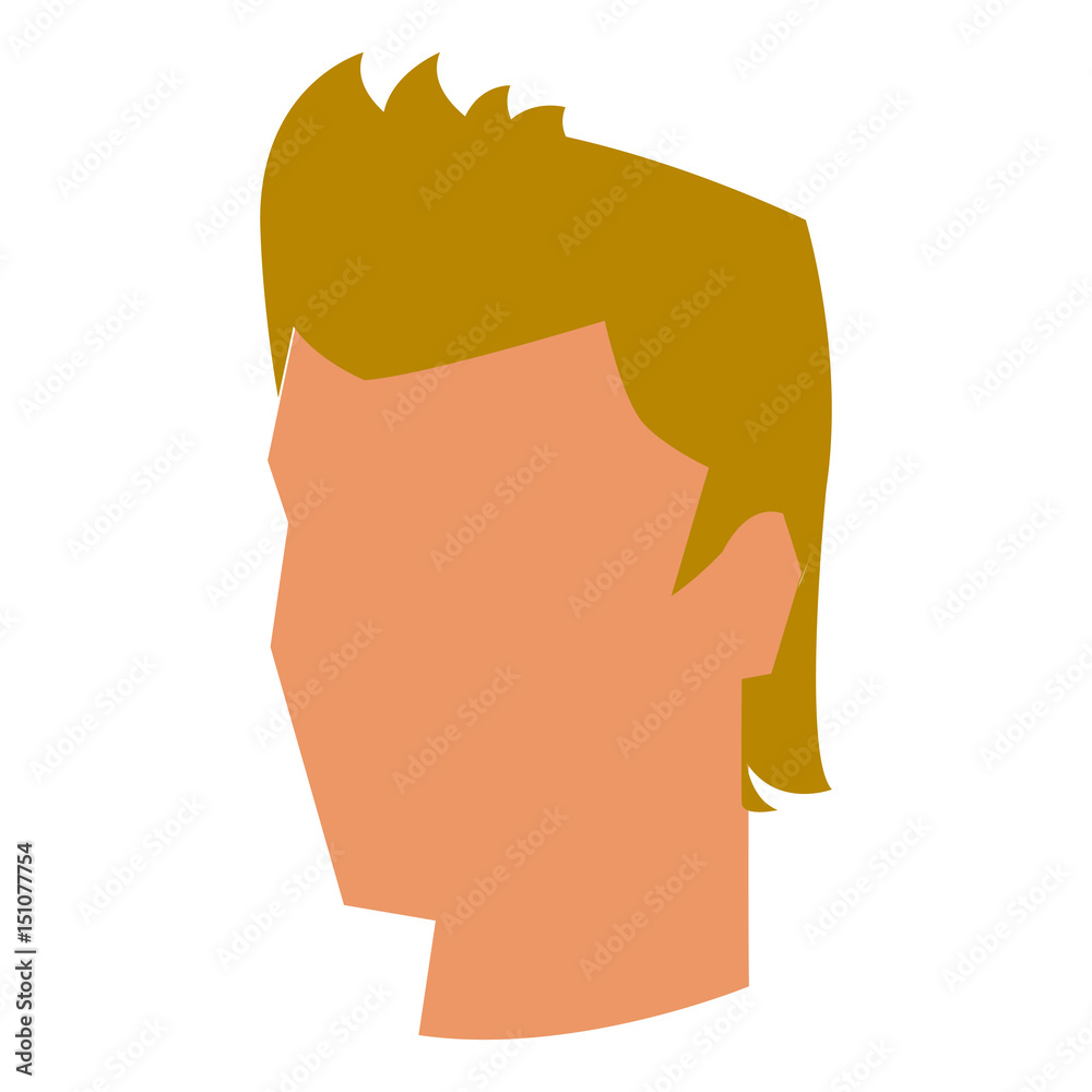 businessman profile male portrait business man vector illustration ...