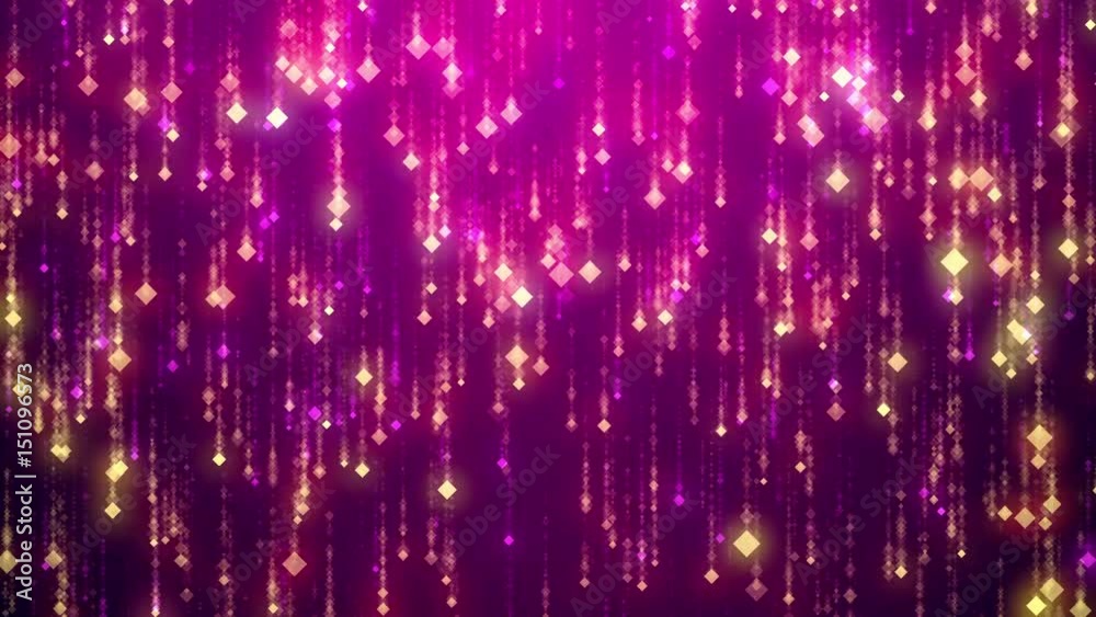Abstract falling sparkle rain glamor background for led screens. HD ...