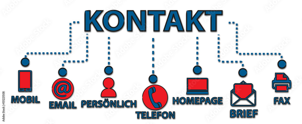 Kontakt Stock-Vektorgrafik | Adobe Stock