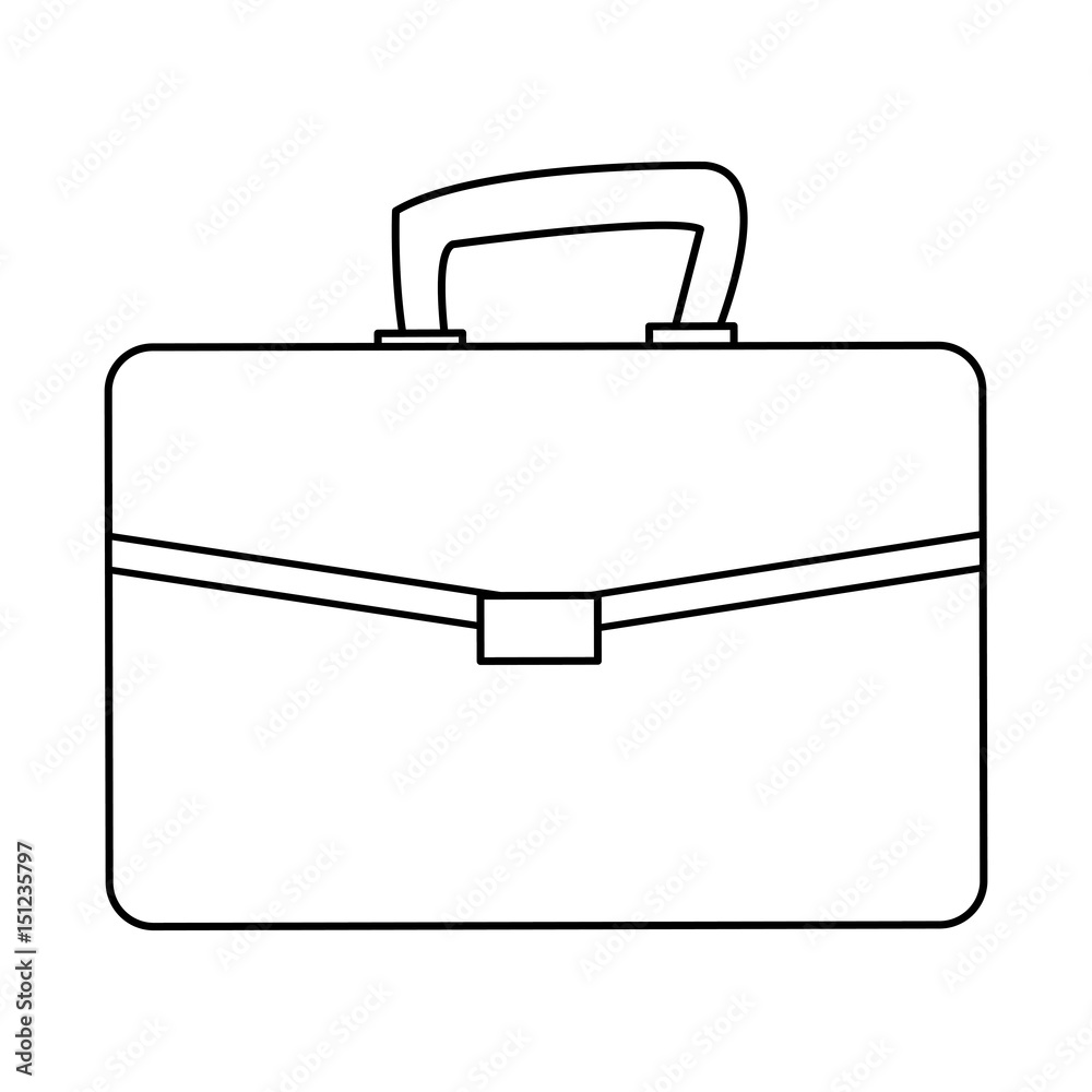 business portfolio document file paper case vector illustration Stock ...