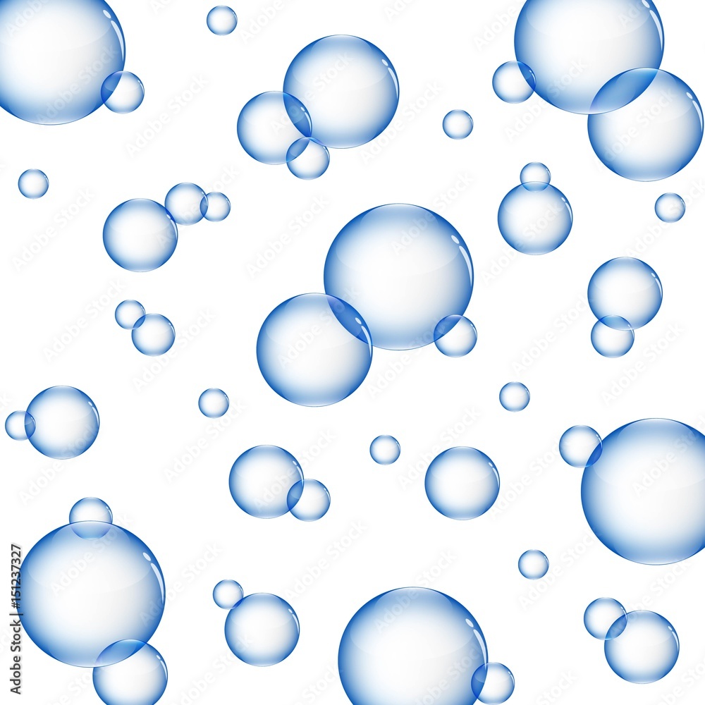 Colorful Water Bubbles Background