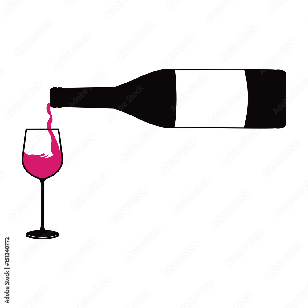 Wine Pouring Vector