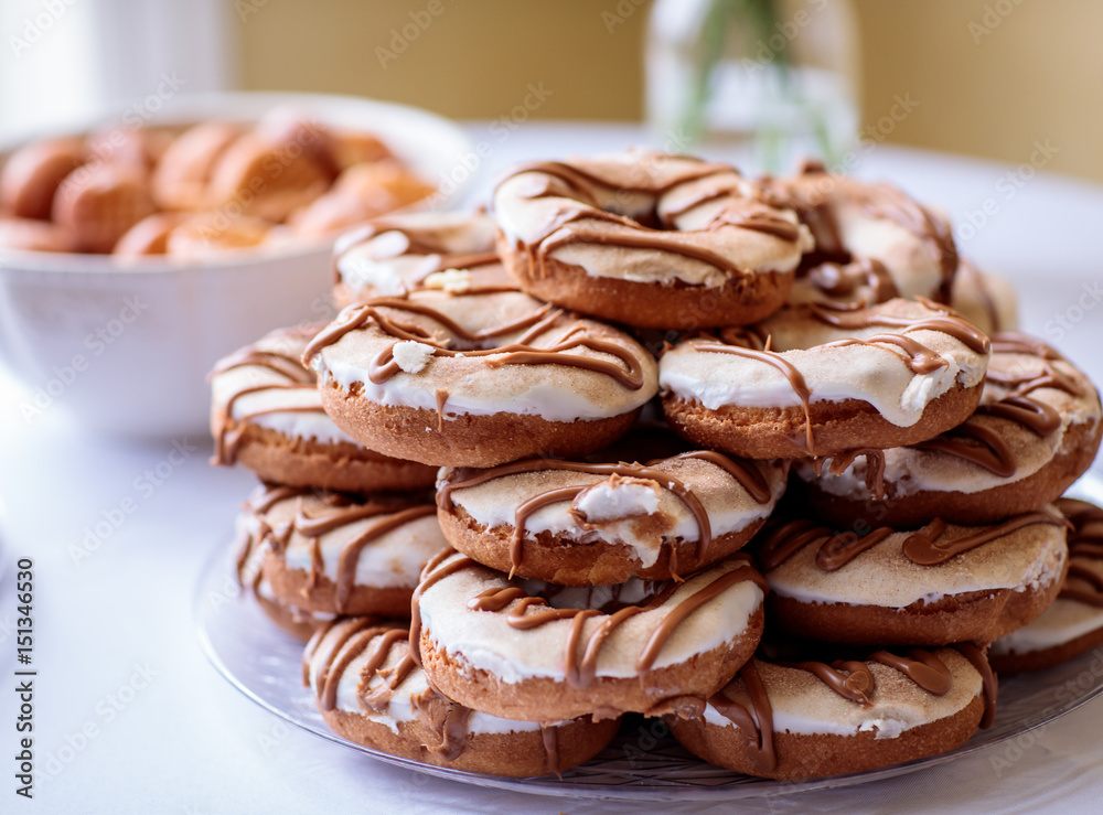 Doughnut Stack Stock Photo | Adobe Stock