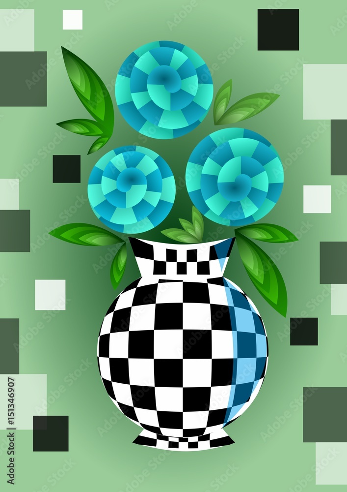 Cubism Flowers