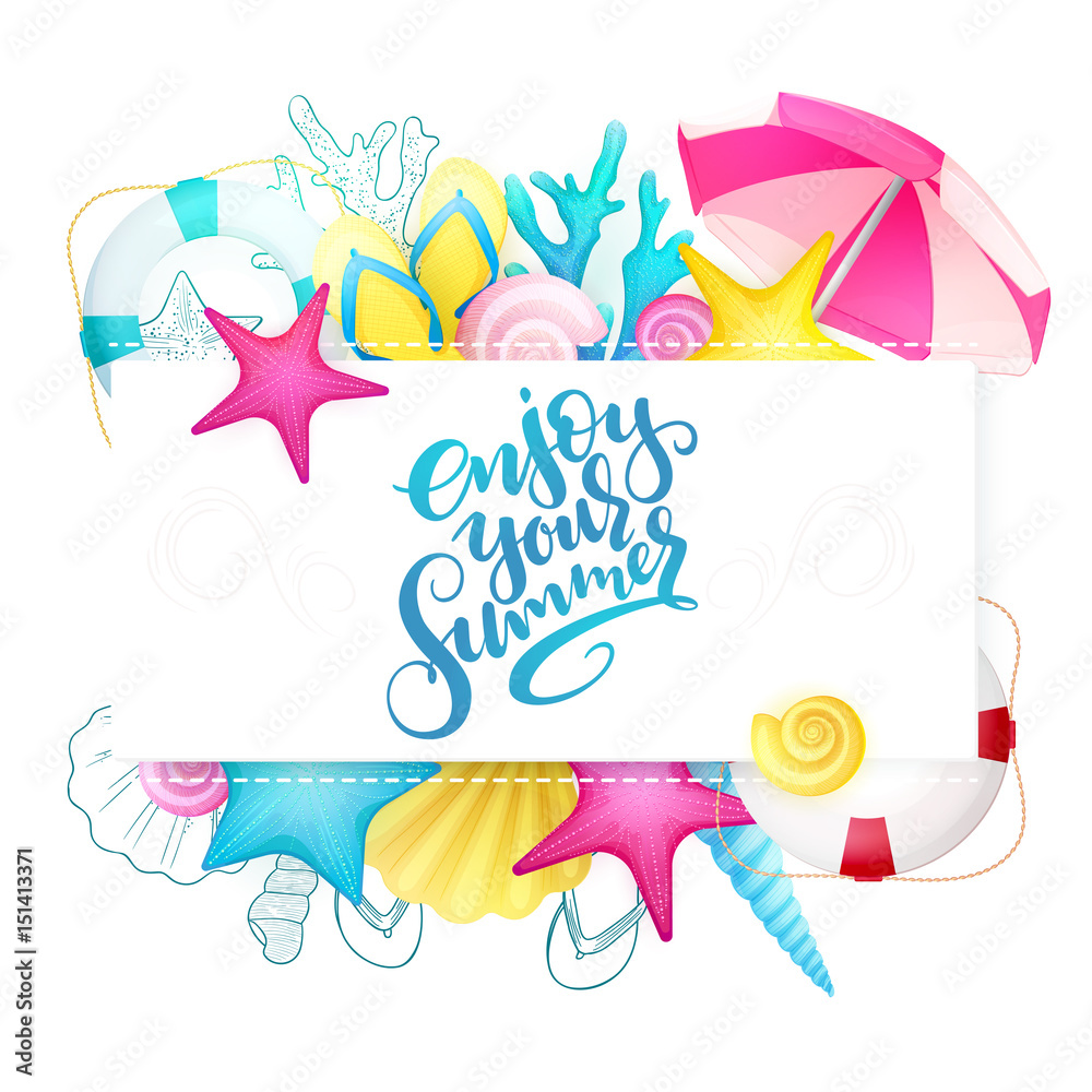 Enjoy Your Summer Clip Art