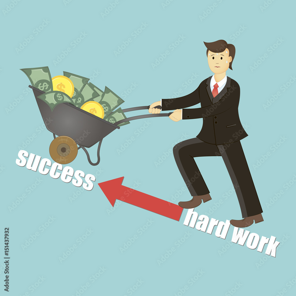 Hard Working Businessman