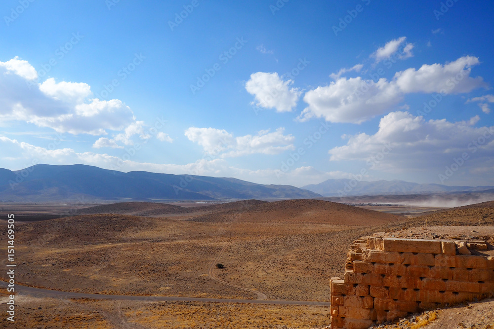 Old citadel of the Ancient Persian city of Pasargad, Iran. UNESCO World ...