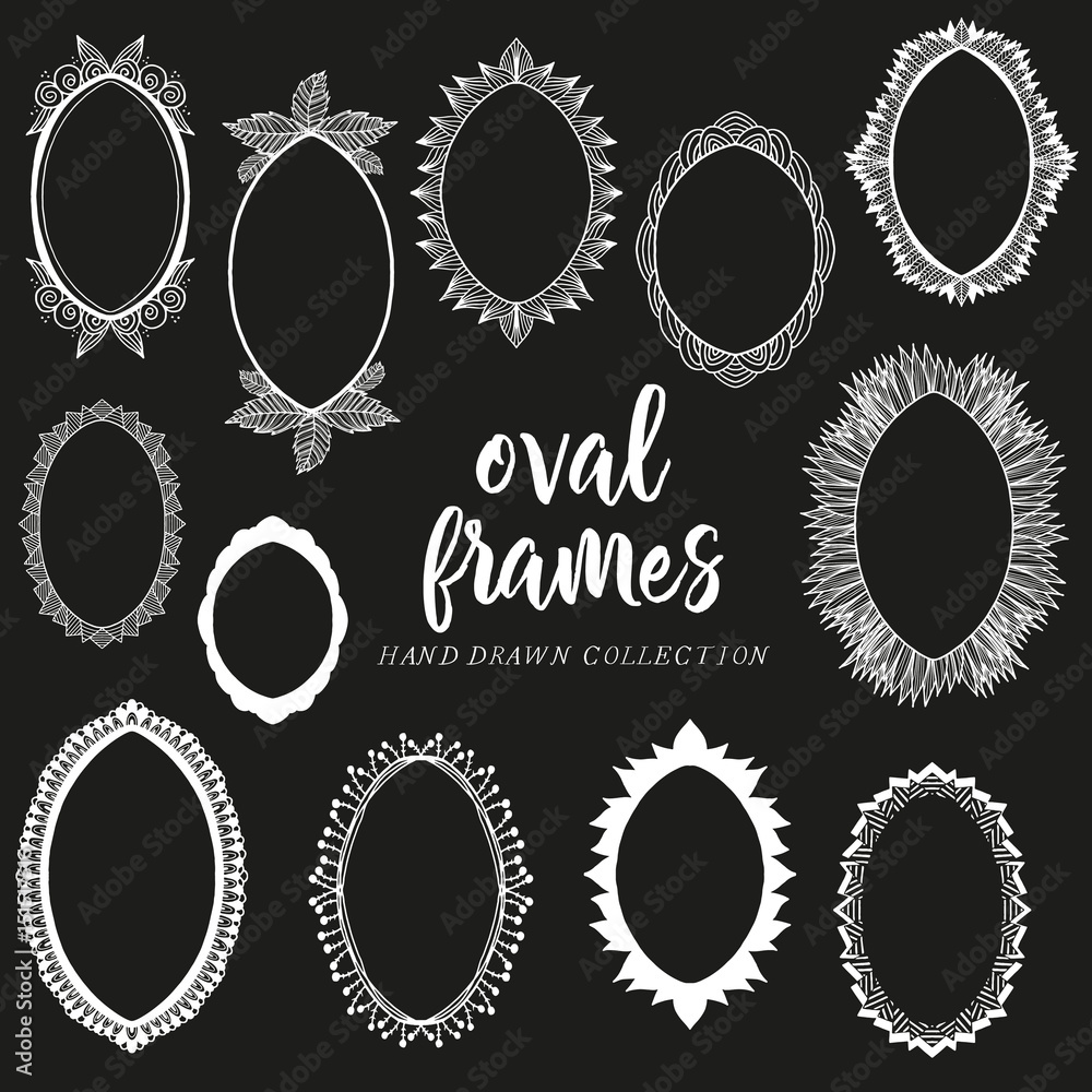 Drawn Chalkboard Frames