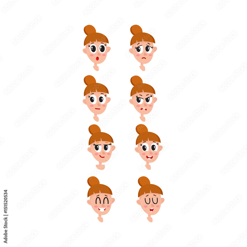 Relaxed Cartoon Face