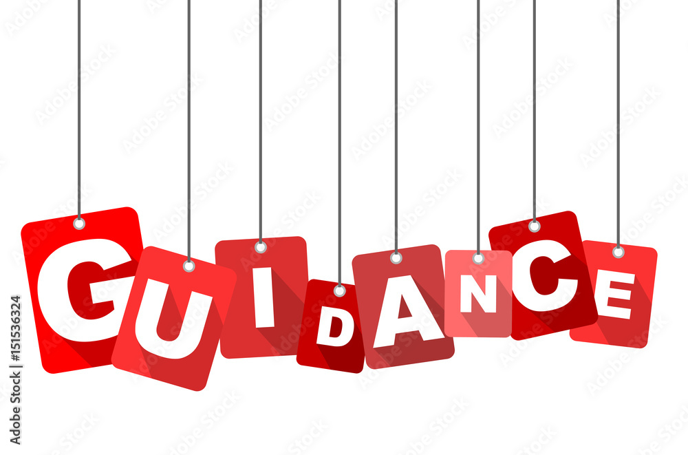 Red vector flat design background guidance. It is well adapted for web ...