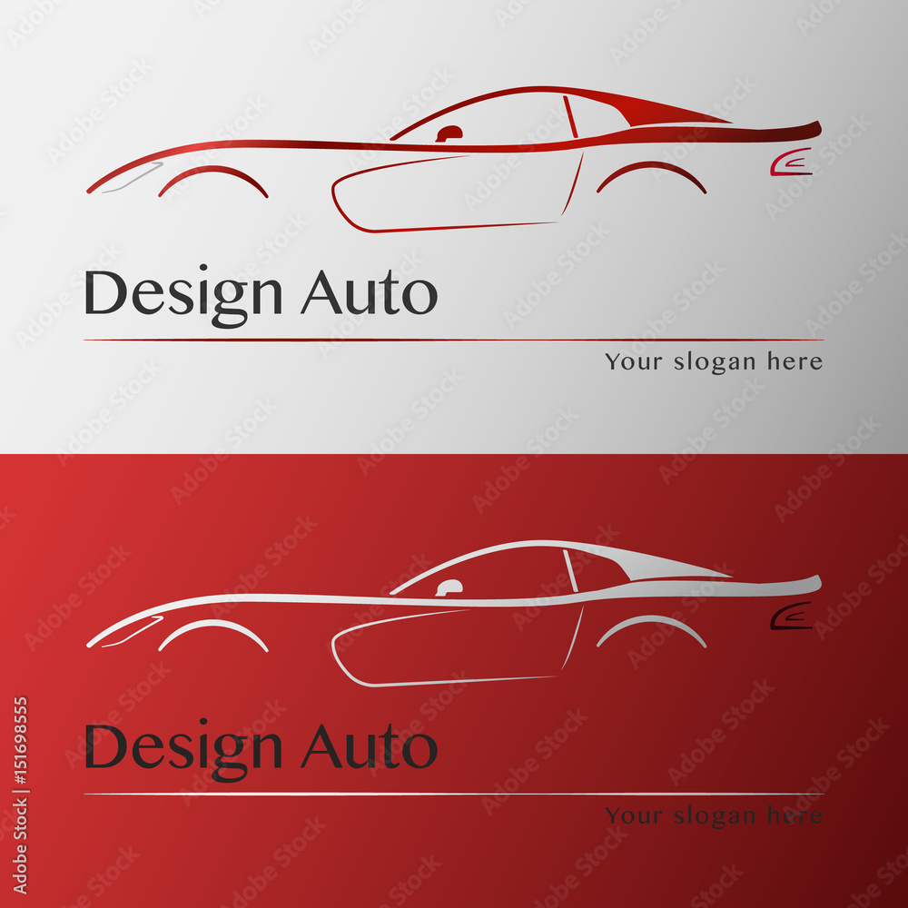 Design car with business card template. Stock Vector | Adobe Stock