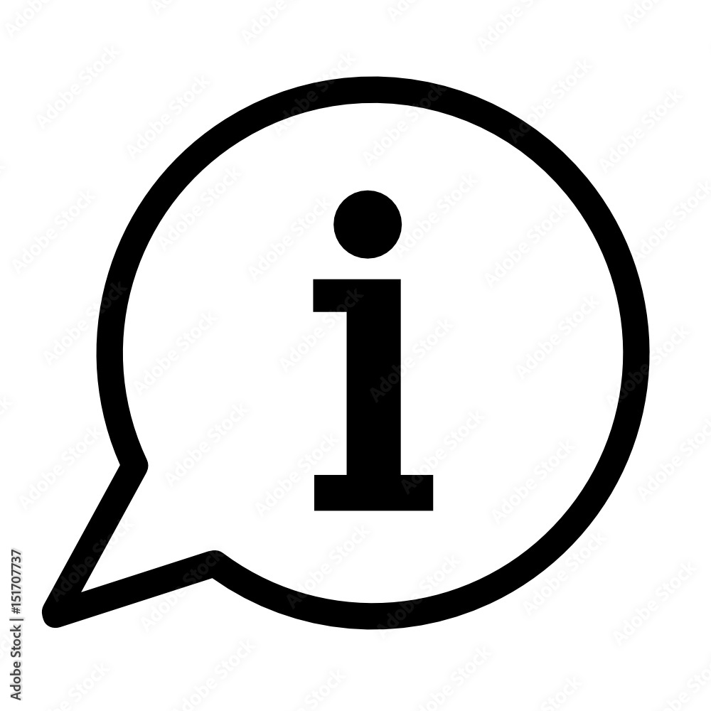 informacja ikona Stock Vector | Adobe Stock