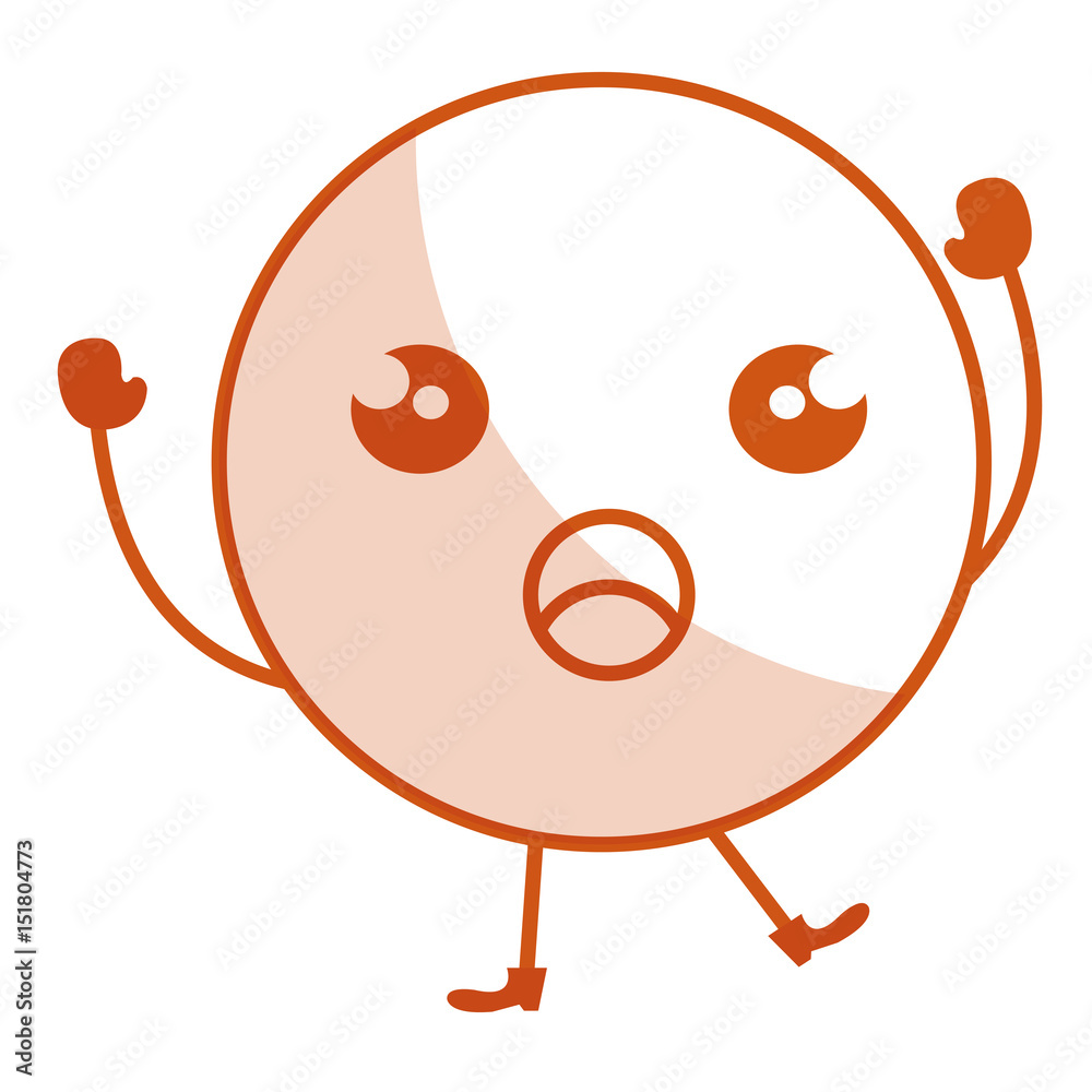 cute face emoticon kawaii character vector illustration design Stock ...