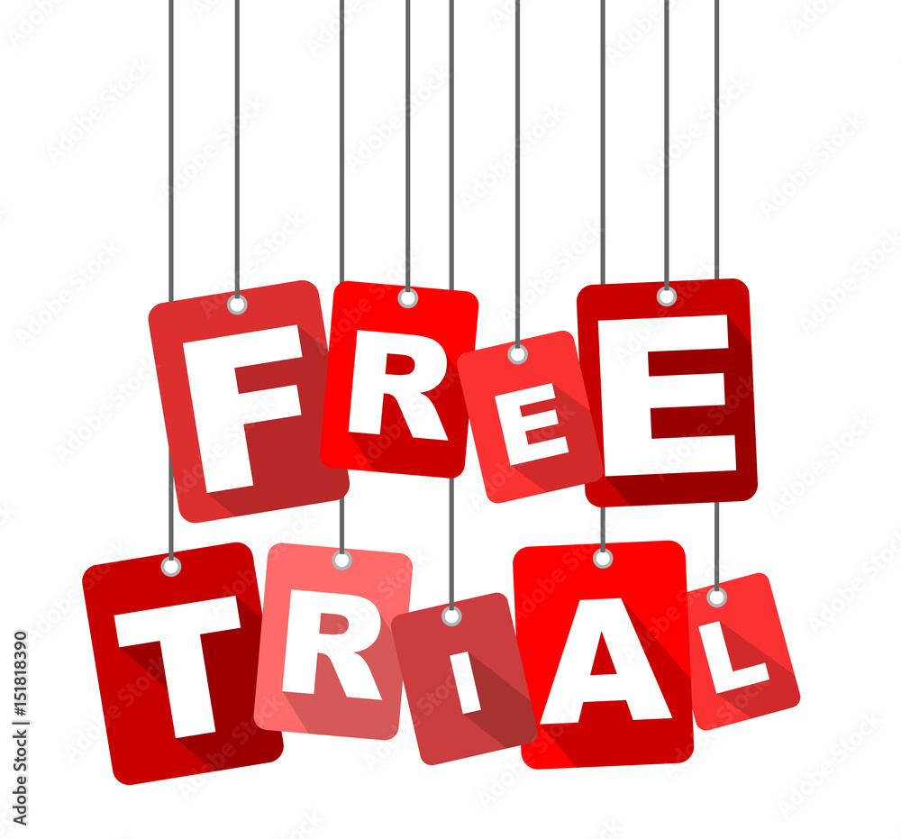 Red vector flat design background free trial. It is well adapted for ...