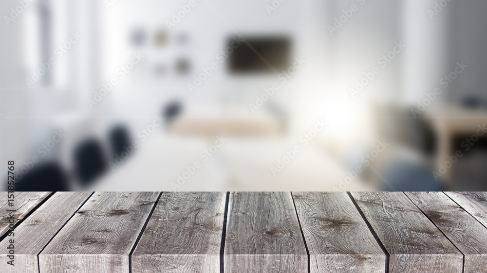 blur in the workplace.Table Top And Blur Office of Background.abstract ...