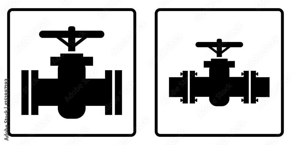 water valve Stock Vector | Adobe Stock