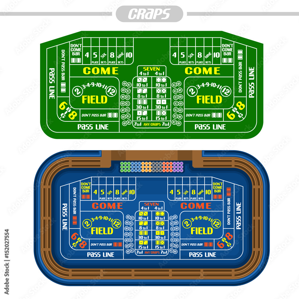 Craps Table Layout