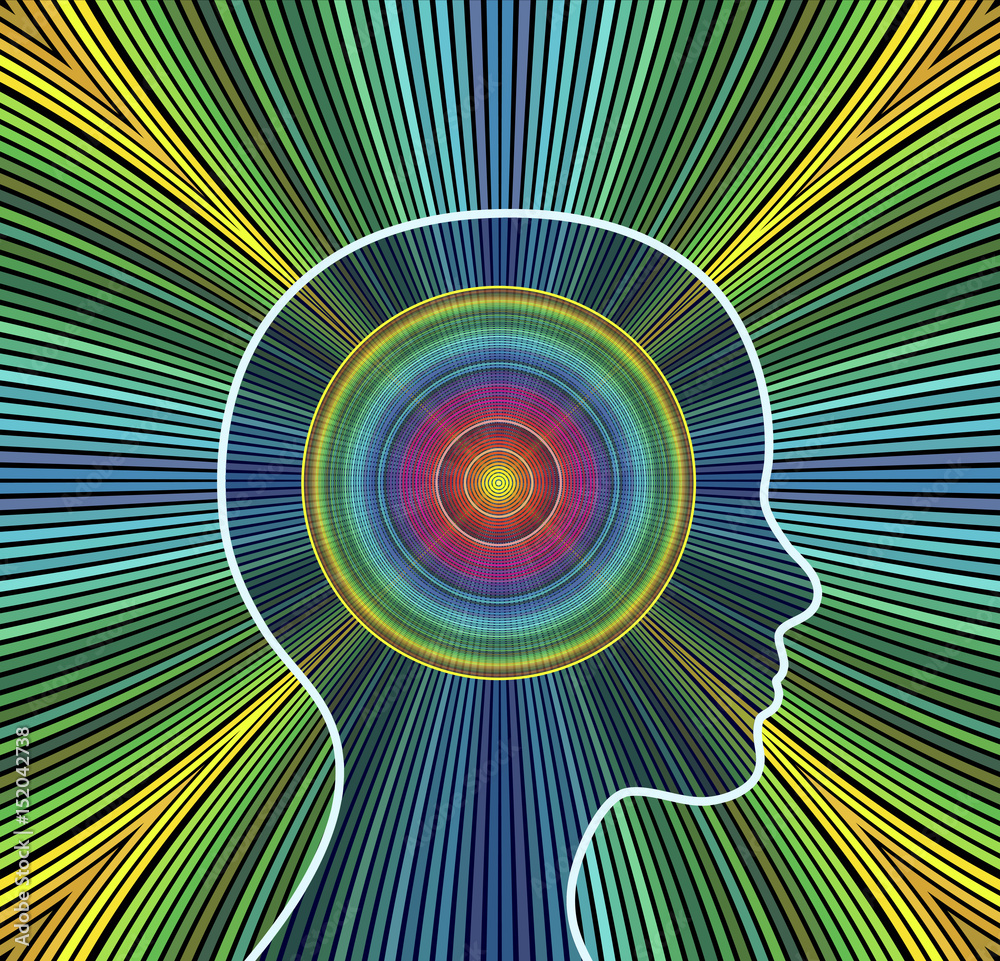 Spark your Energy. Concept illustration of a woman who is boosting her ...