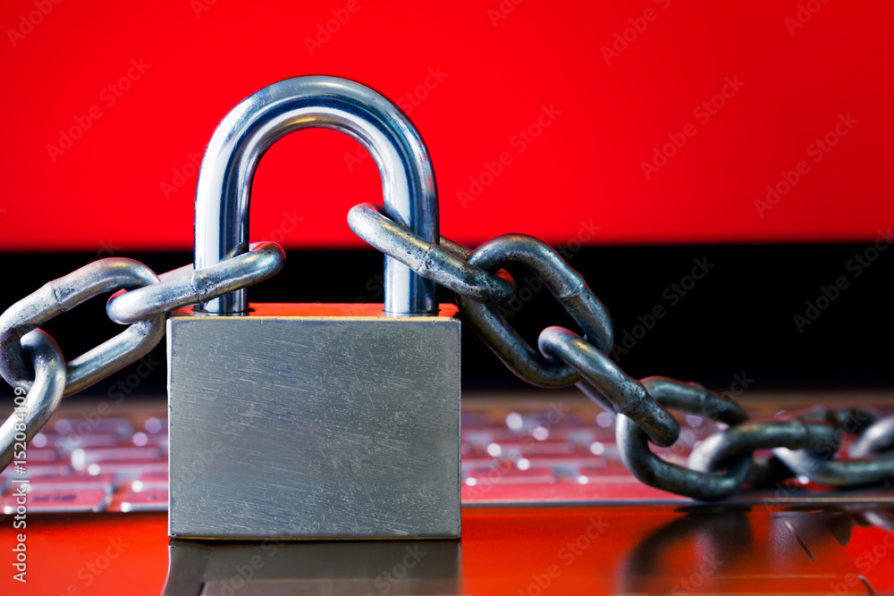 Ransomware,Malware,Encrypt and Hacking Conceptual with Padlock.The Old ...